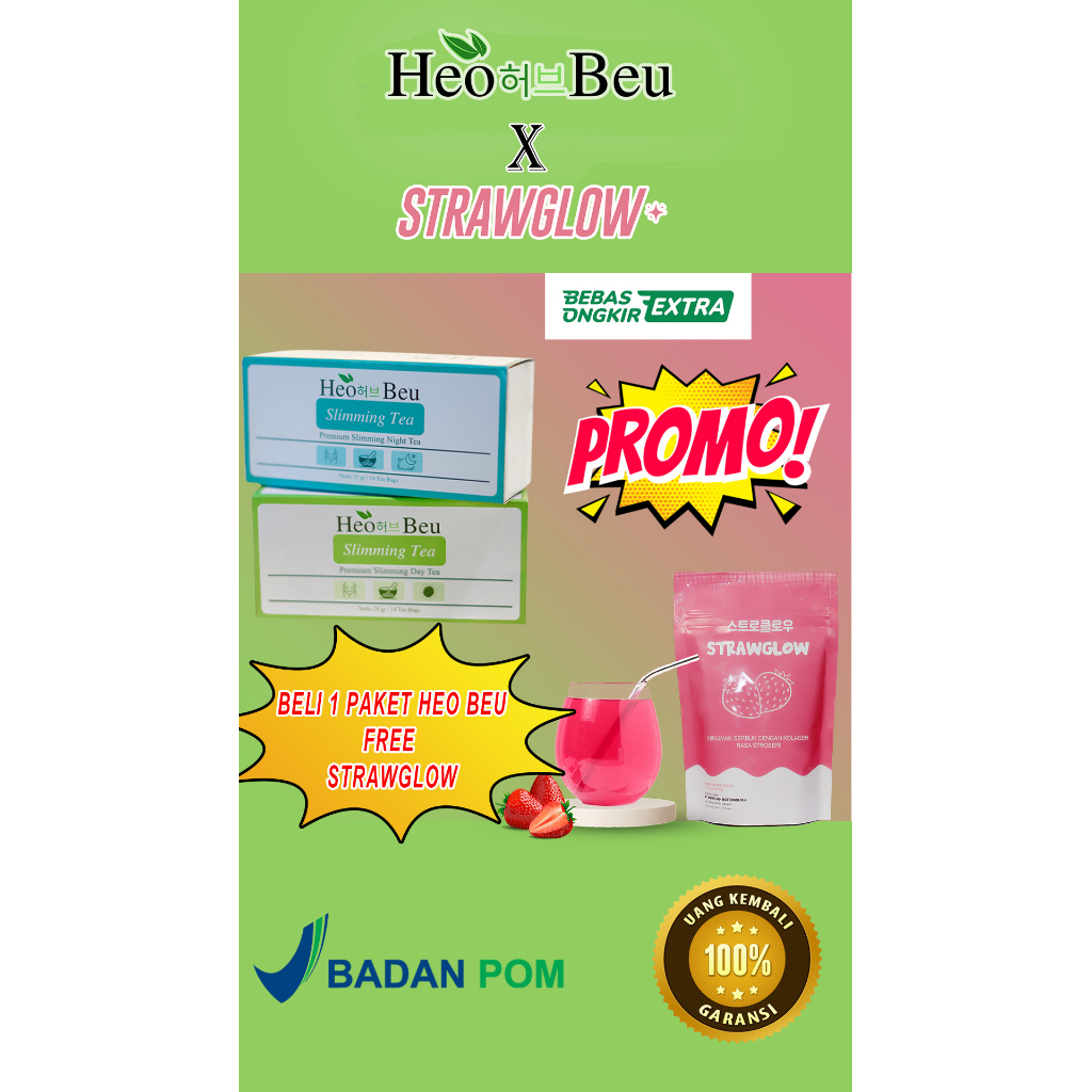 Jual BELI 1 PAKET HEO BEU FREE COLLAGEN | Shopee Indonesia