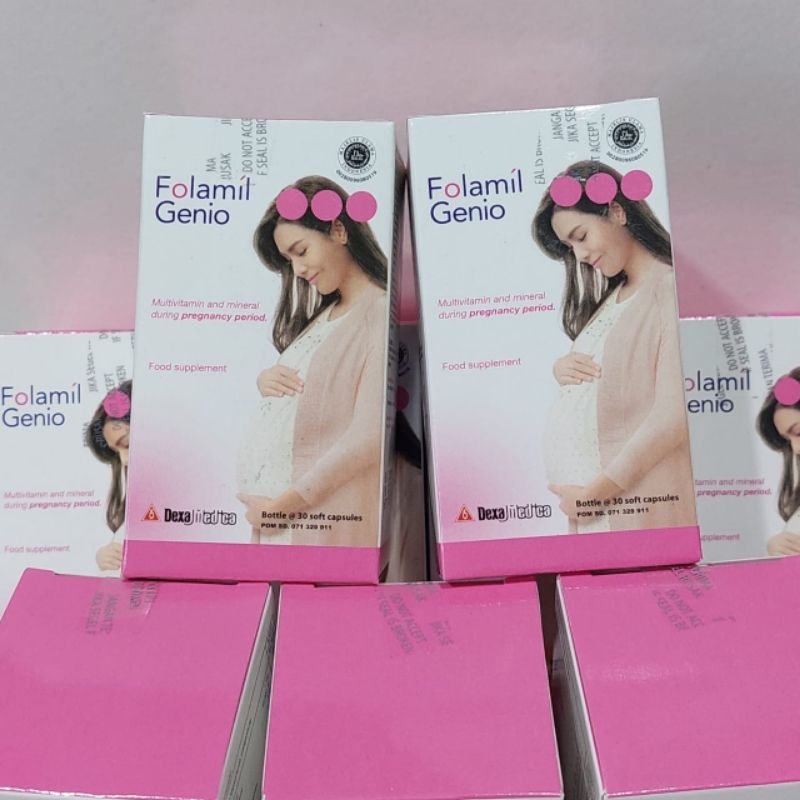 Jual folamil genio 30 kapsul suplemen ibu hamil | Shopee Indonesia