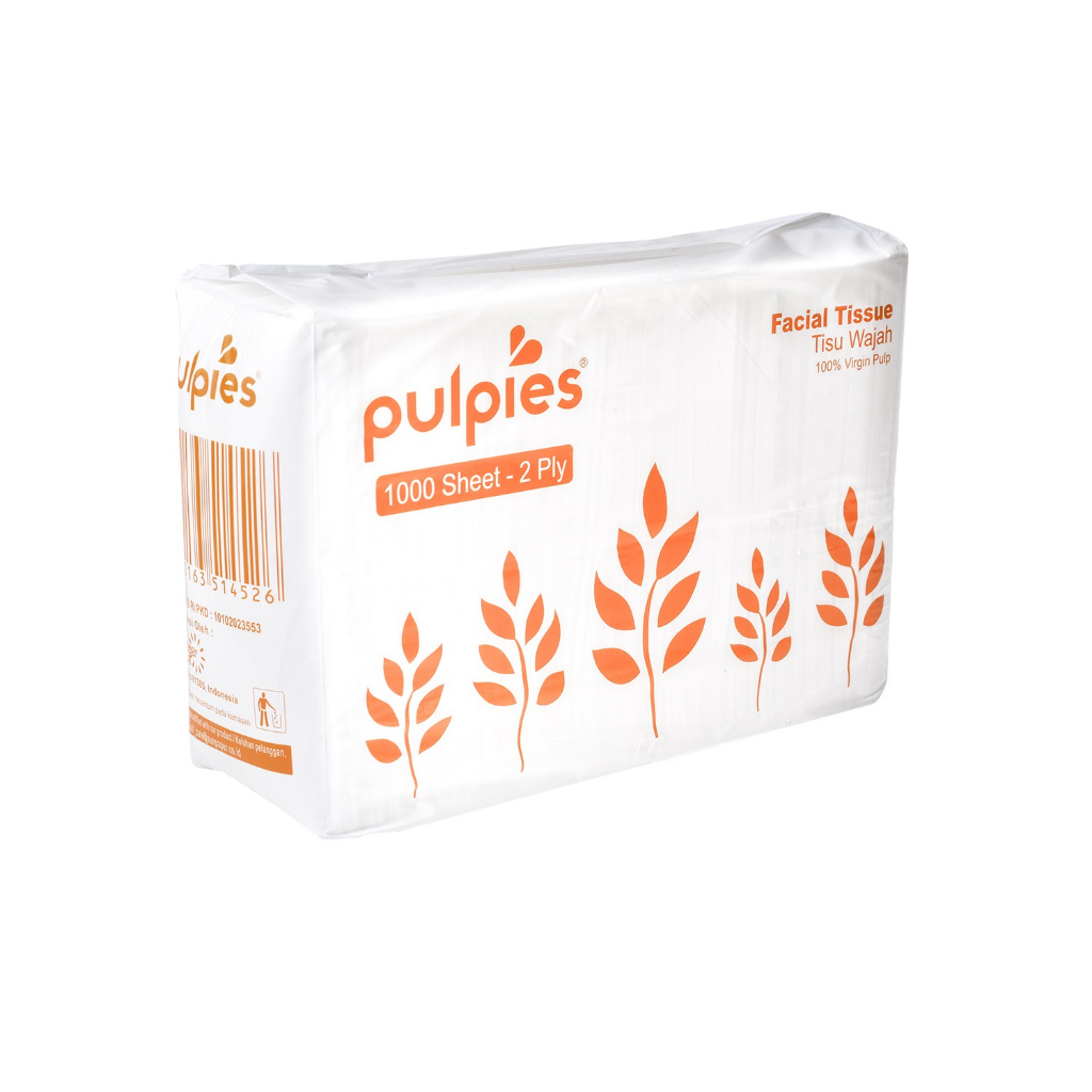 Jual Pulpies | Tissue Wajah (Facial Tissue) Jumbo Pack | 1000 sheet 2 ...