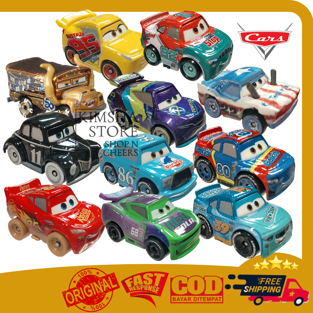 Jual Disney Cars Mini Racers Metal Pixar Koleksi Diecast Mobil Mobilan ...