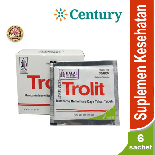 Jual Trolit 6 Sachet @4gr Serbuk / Suplemen Daya Tahan Tubuh | Shopee ...
