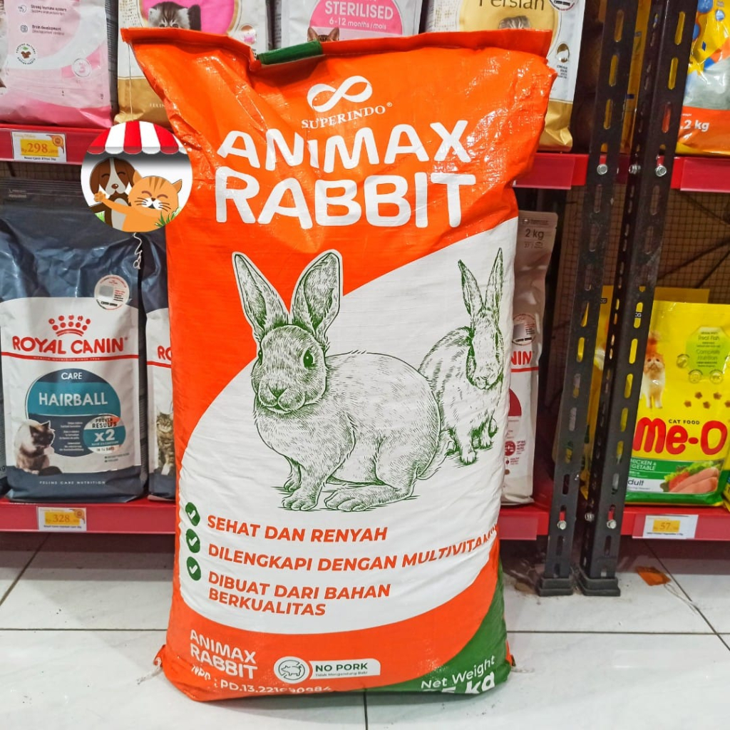 Jual Animax Rabbit Food 25kg 25 kg Pakan Pelet Pellet Makanan Kelinci ...