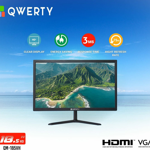 Jual Monitor QWERTY 19" QM-190VH LED IPS 75Hz 3ms Display | Shopee ...
