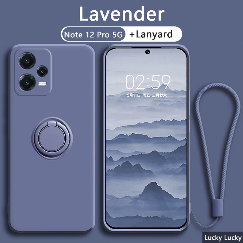 Jual Case Redmi Note 12 4G Silikon Free Ring Standing Hp Motif Clear ...