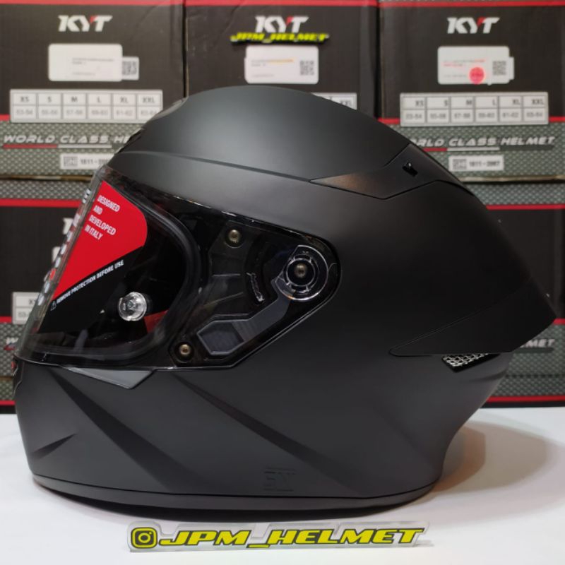 Jual kyt tt course black doff solid | Shopee Indonesia