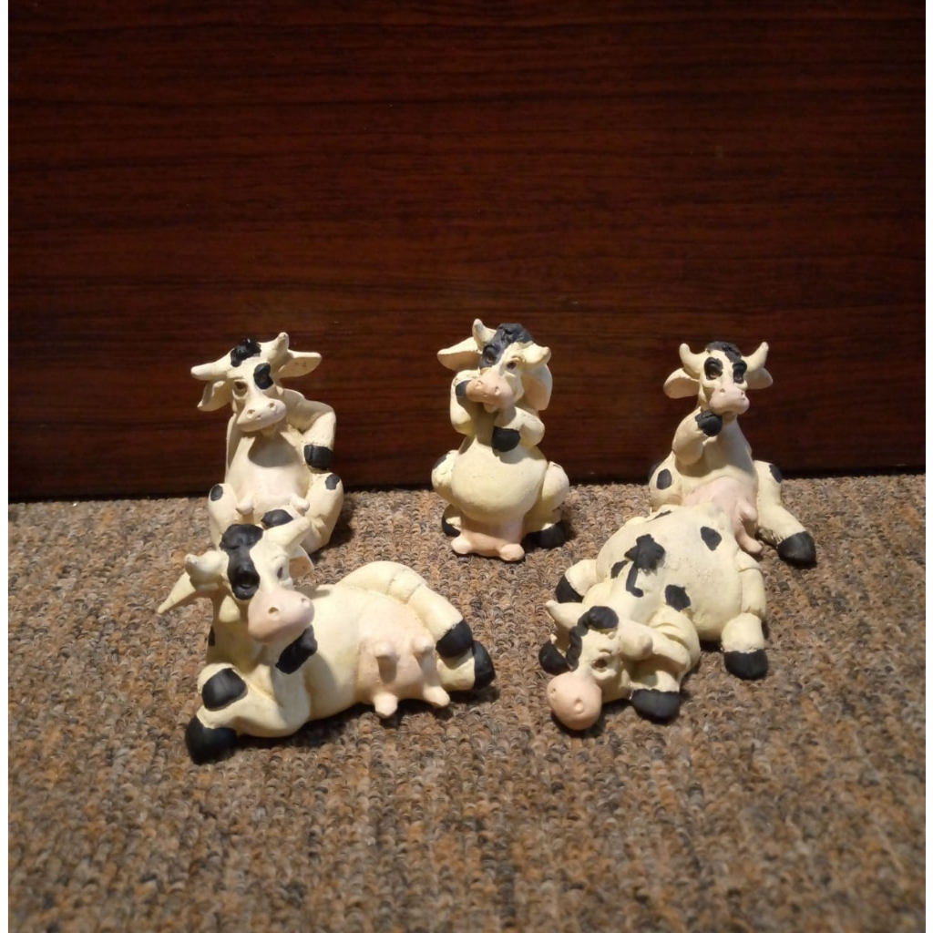 Jual Figurine Cow/Sapi Set of 5 | Shopee Indonesia
