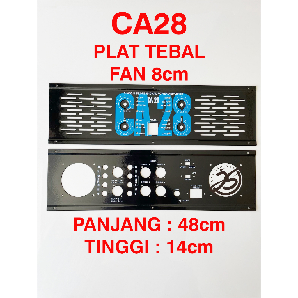 Jual PLAT COVER CA28 (1 SET) ups PREMIUM BOX PANEL CA 28 BOX PANEL DEPAN BELAKANG POWER ...