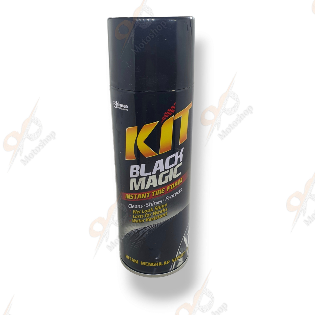 Jual Kit Black Magic Tire Foam Spray 360 ml Semir Ban Kit Spray Foam ...