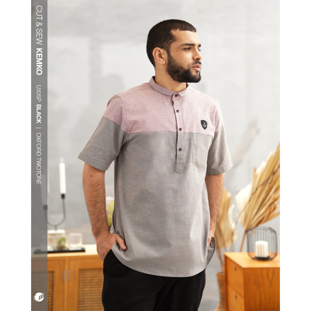 Jual SAMASE Kemko Cut & Sew U105P Kemeja Koko Baju Muslim Laki Laki Dewasa Samase Official ...