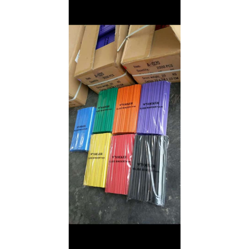 Jual Slide Binding / Slide Binder / Tulang Untuk Jilid & Kliping Ukuran ...