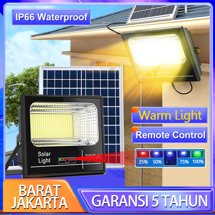 Jual 300W lampu solar cell (kuning) Lampu Solar Lampu Solar Cell lar ...