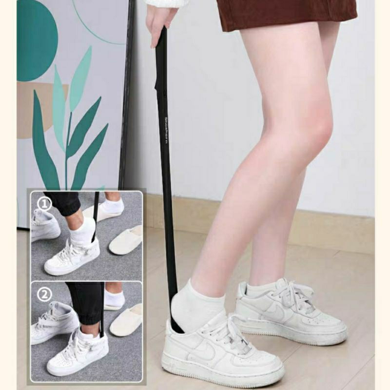 Jual Tongkat Sepatu Panjang Shoe Horn Sendok Sepatu Magnetic Tempelan ...