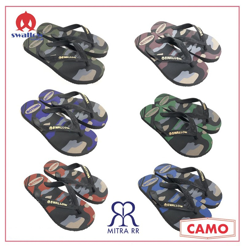 Jual NEW Sandal Swallow Swallow Camo | Sendal Jepit Motif Military ...
