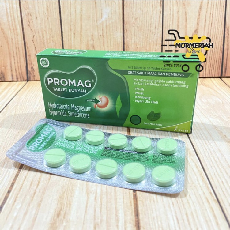 Jual PROMAG STRIP 10 tablet - Obat Maag, Nyeri Ulu Hati, Mual & Lambung ...