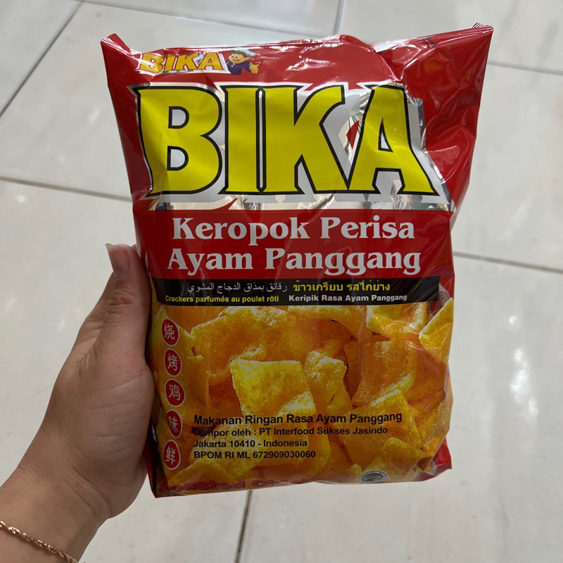Jual Bika Snack Malaysia Aneka Rasa Cemilan Kerupuk Bika 70gr | Shopee ...