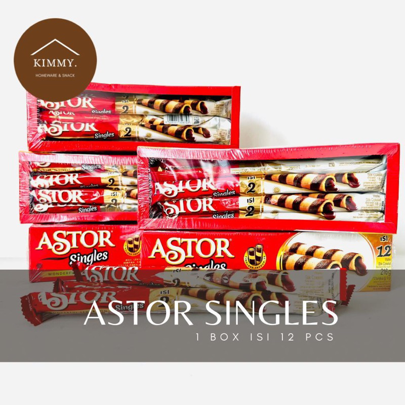 Jual ASTOR SINGLE 1 BOX ISI 12 / ASTOR COKELAT / ASTOR MAYORA / ASTOR ...