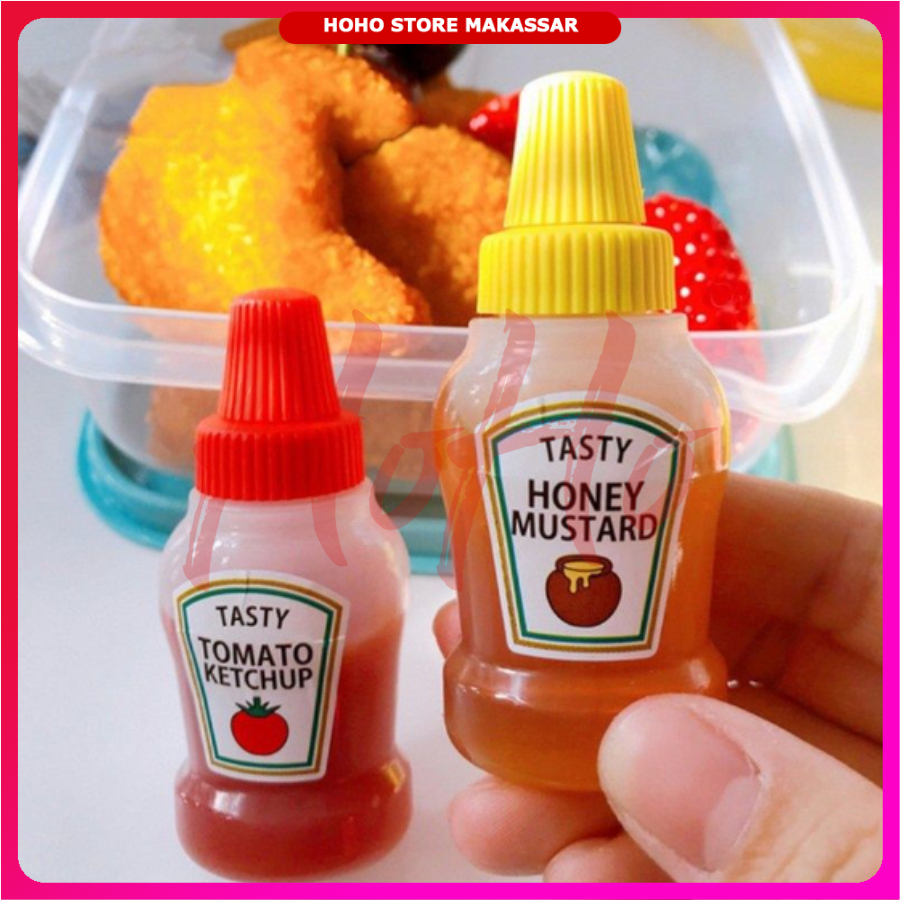 Jual Botol Saus Tomat Honey Mustard Mayo Bento Mini Tempat Wadah Bumbu ...