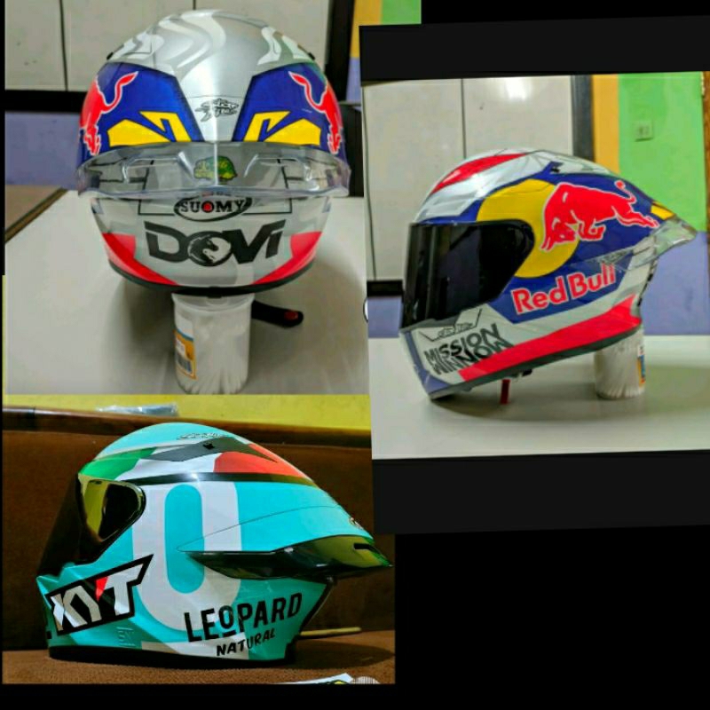 Jual spoiler helm kyt ttc/ spoiler 3d kyt ttc/ spoiler kyt ttc 3d ...