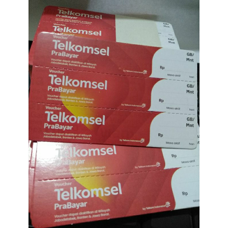 Jual Voucher Telkomsel (kosongan) bahan injek | Shopee Indonesia