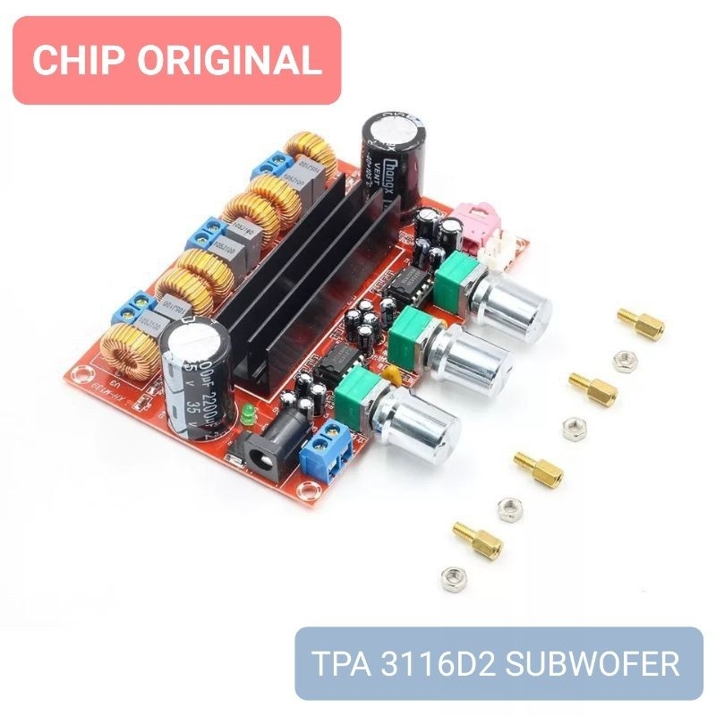 Jual Power Amplifer CLAS D Tpa3116D2 Original Subwoofer || Ampli Mobil ...