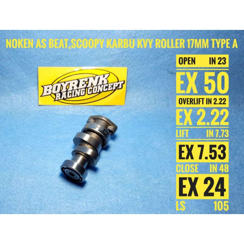 Jual NOKEN AS RACING BEAT KVY/KZL/K44/KOJ ROLLER KOMPETISI 115cc 130cc ...