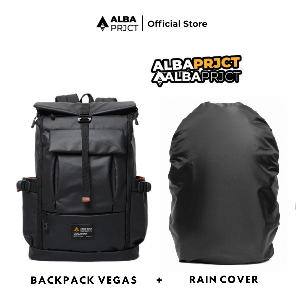 Jual ALBA PROJECT I (PAKET BUNDLING) Backpack VEGAS + RAIN COVER - Tas ...