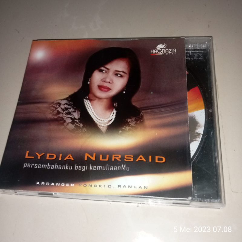 Jual CD Musik Rohani LYDIA NURSAID Persembahanku Bagi KemuliaanmU ...