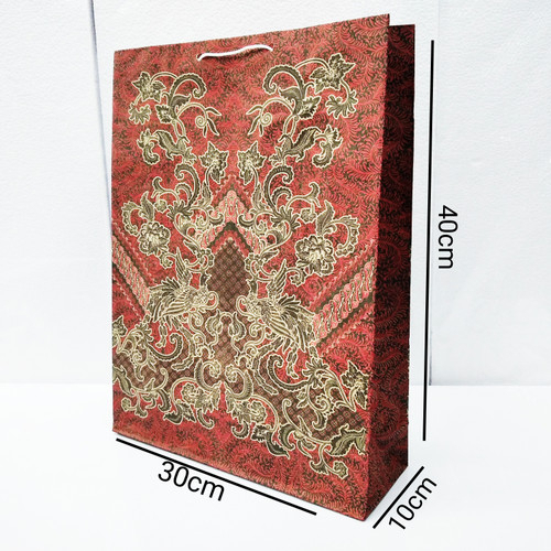 Jual Paper Bag Batik dan Polos XL (30 X 40 X 10CM) | Shopee Indonesia