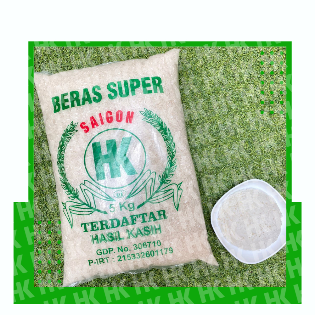 Jual Beras Hasil Kasih (HK) Saigon Hijau 5 Kg | Shopee Indonesia