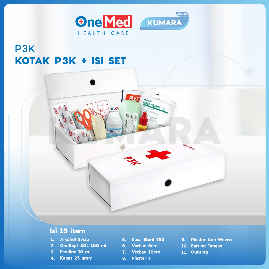 Jual ONEMED - Kotak P3K + Isi Set | Shopee Indonesia