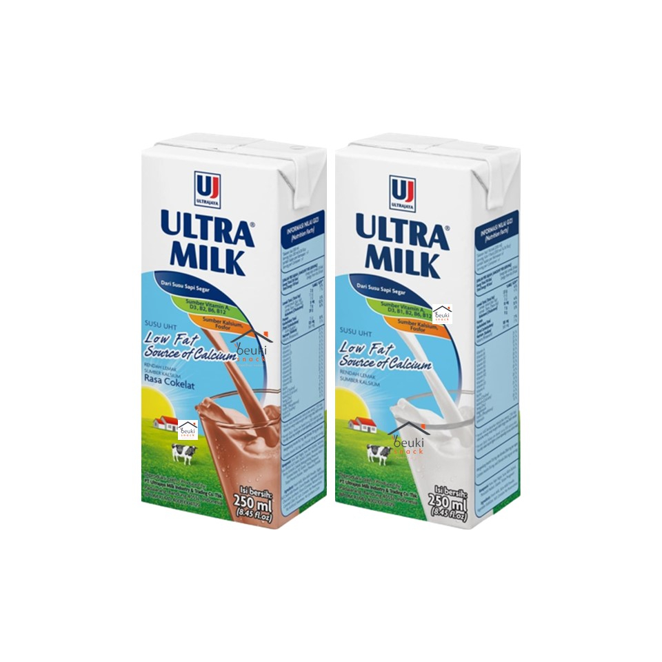 Jual Ultra Low Fat Milk UHT Susu Rendah Lemak Berbagai Varian Pilih ...