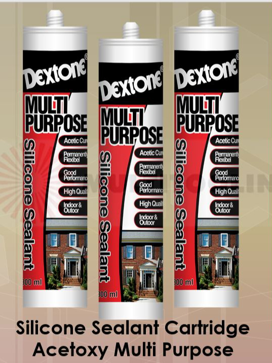 Jual DEXTONE Multi Purpose Sealant Silicone Sealant Lem Kaca | Shopee ...