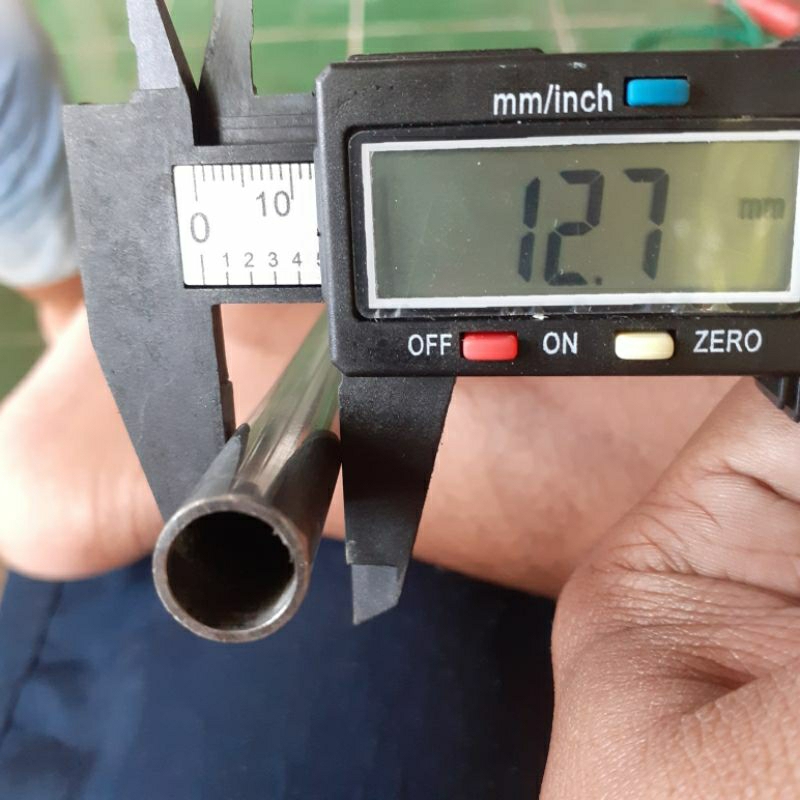 Jual pipa stenlis serombong 1/2 inci od 12 mm tebal 1,5 mm panjang 100 ...