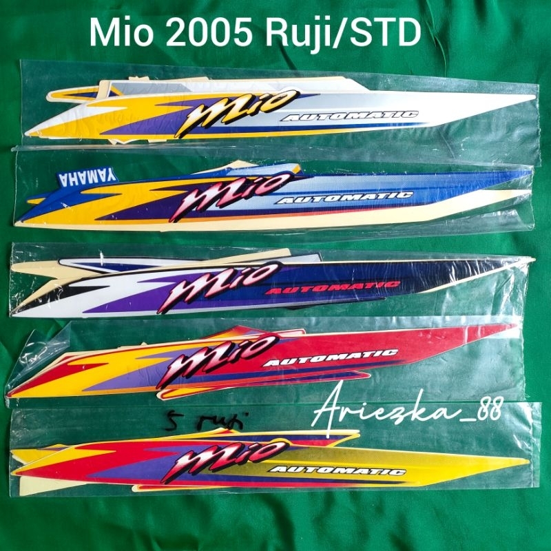 Jual Striping Stiker Bodi Motor Mio 2005 Ruji Standart | Shopee Indonesia