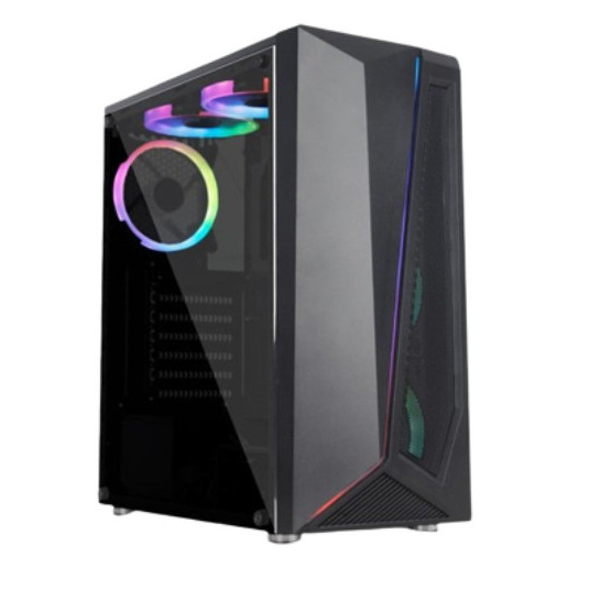 Jual Casing Gaming Raptor GRAVITY + 3 Fan RGB | Shopee Indonesia