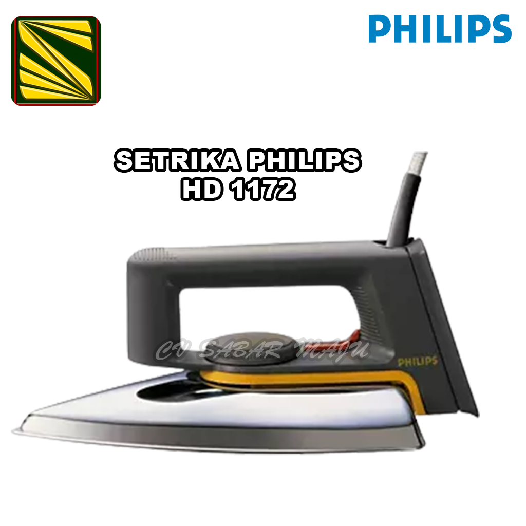 Jual Philips Setrika HD 1172 /99 Dry Iron | Shopee Indonesia