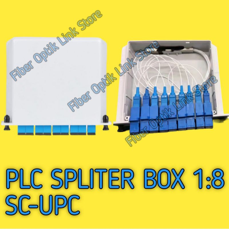 Jual PLC SPLITTER 1:8 BOX SC UPC PASIVE SPLITTER FO | Shopee Indonesia