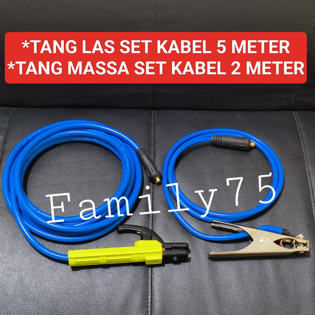 Jual Tang las set kabel 5 meter Tang massa set kabel 2 meter Paket stang | Shopee Indonesia
