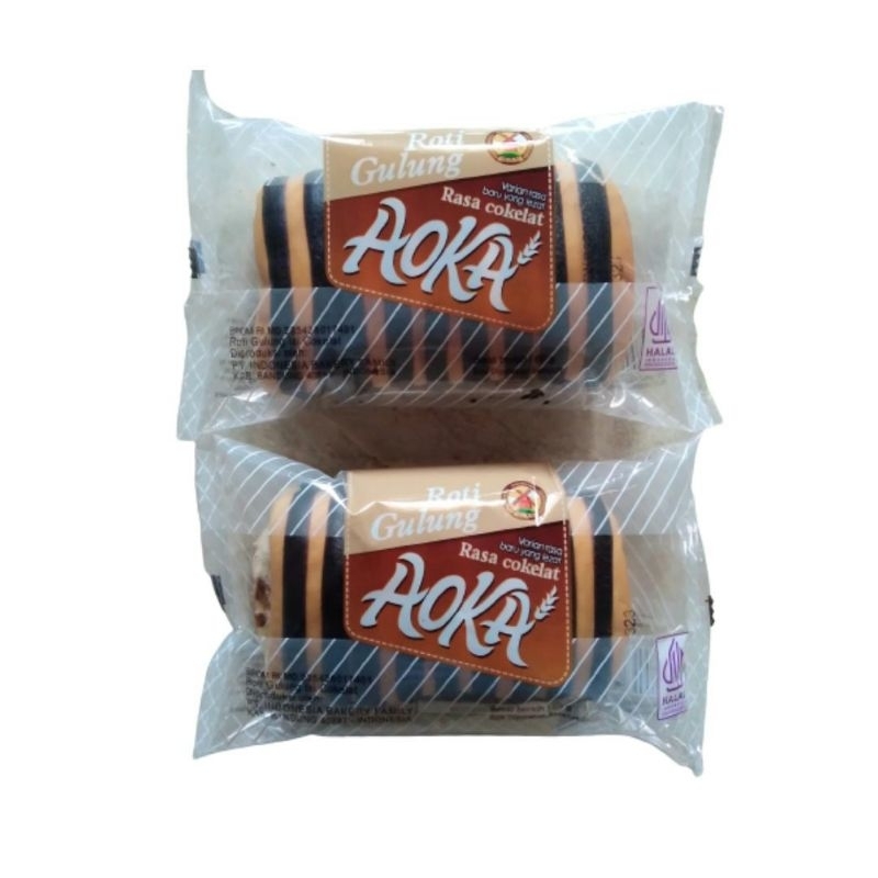 Jual AOKA Roti Gulung isi Coklat | Shopee Indonesia