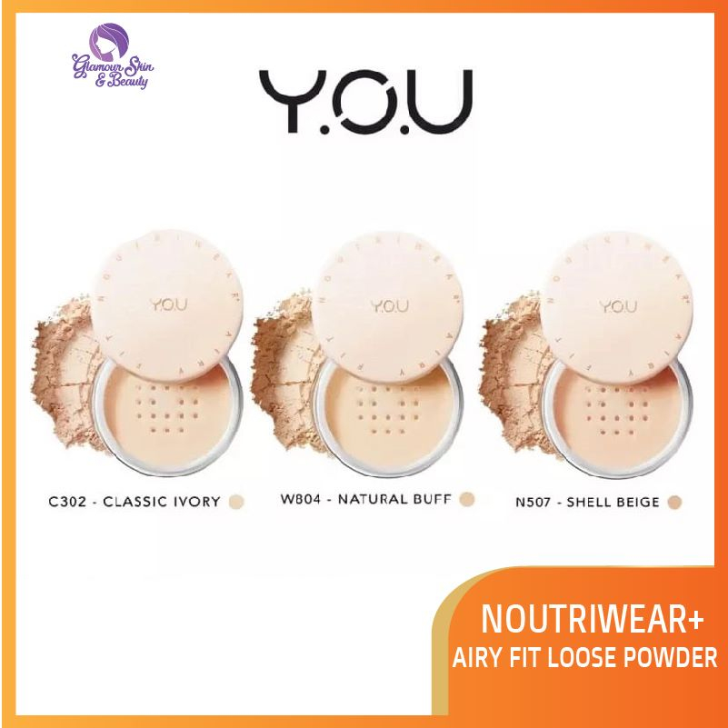 Jual YOU NoutriWear+ Airy Fit Loose Powder | Nourishing | Oil Control ...