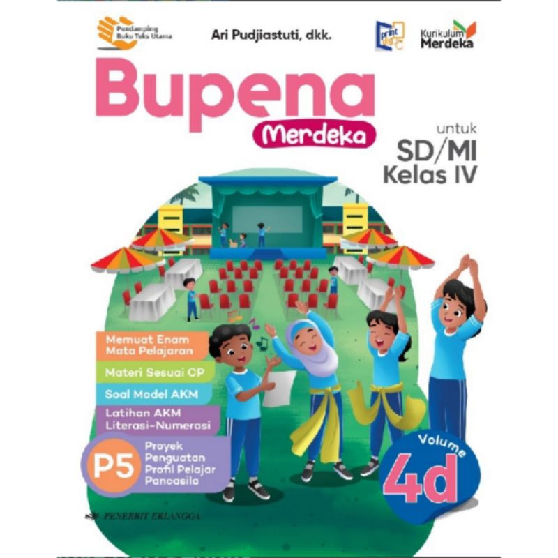 Jual BUKU BUPENA MERDEKA VOLUME 4A 4B 4C 4D KELAS 4 SD/MI KURIKULUM MERDEKA | Shopee Indonesia