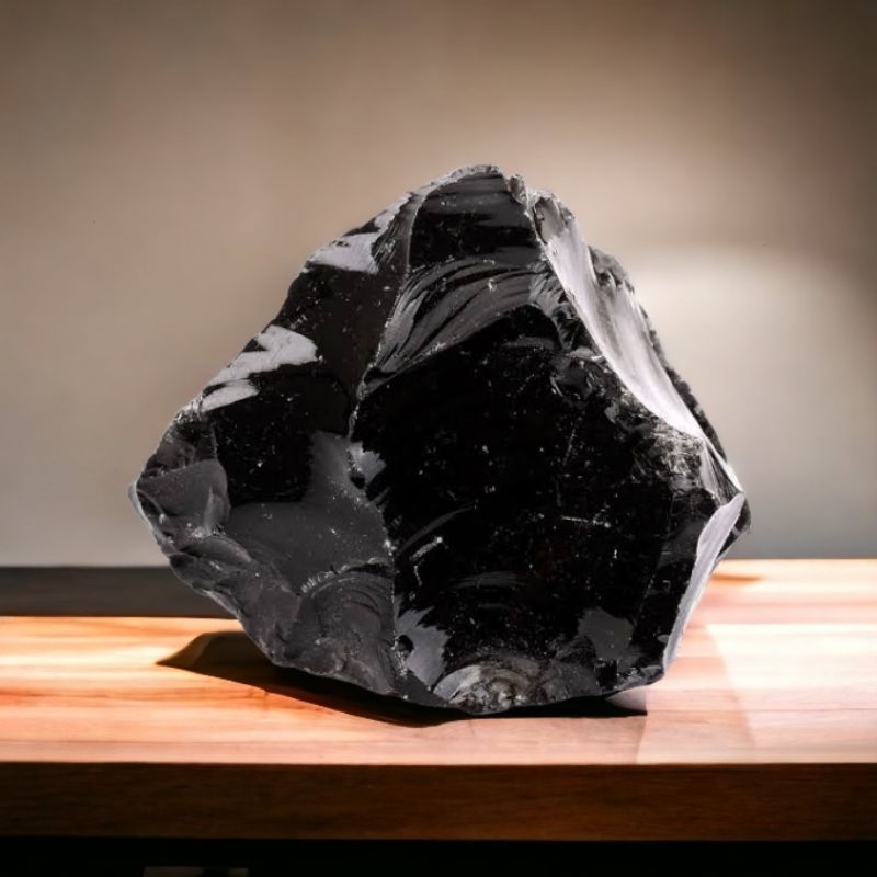Jual raw batu natural black obsidian natural | Shopee Indonesia