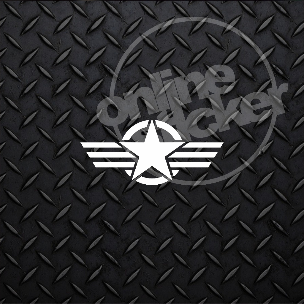 Jual sticker bintang army star | cutting menyala | Shopee Indonesia