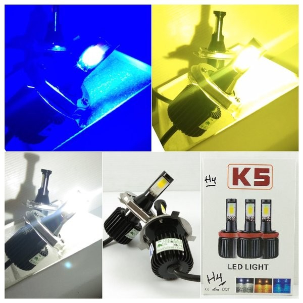 Jual Bohlam Lampu Depan Motor/Mobil Turbo Led K5 H4/H11 ( Satuan ) | Shopee Indonesia