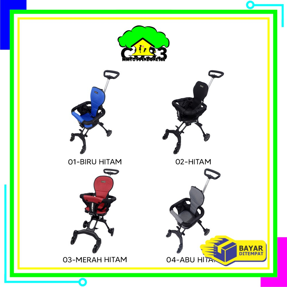 Jual MI-C833 Stroller Baby Lipat Magic Stroller Kereta Dorong Balita ...