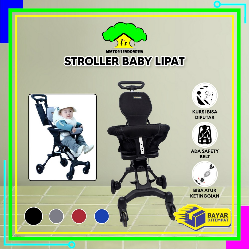 Jual MI-C833 Stroller Baby Lipat Magic Stroller Kereta Dorong Balita ...