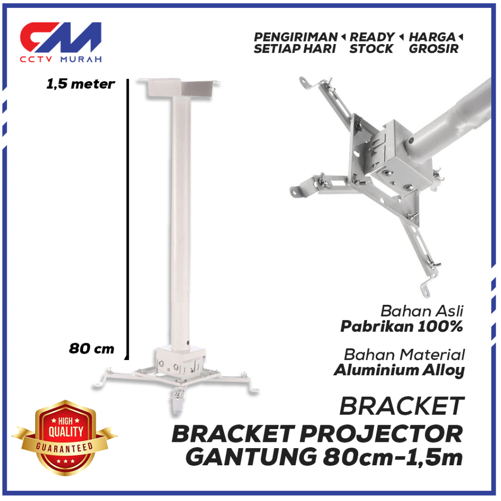 Jual Bracket Proyektor Gantung Ukuran 80cm-1,5m/Bracket Proyektor ...