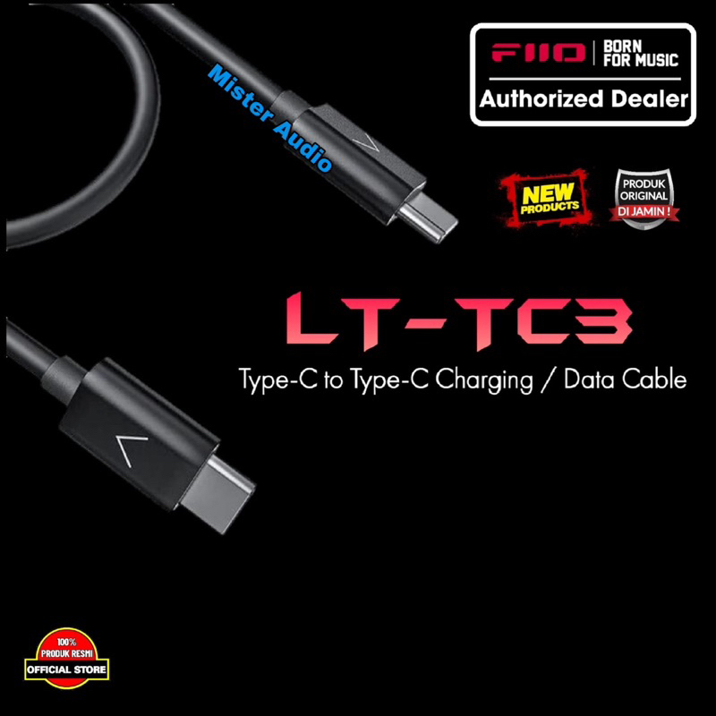 Jual Fiio LT-TC3 / LT TC 3 / LTTC3 Type-C to Type-C Charging / Data Cable | Shopee Indonesia