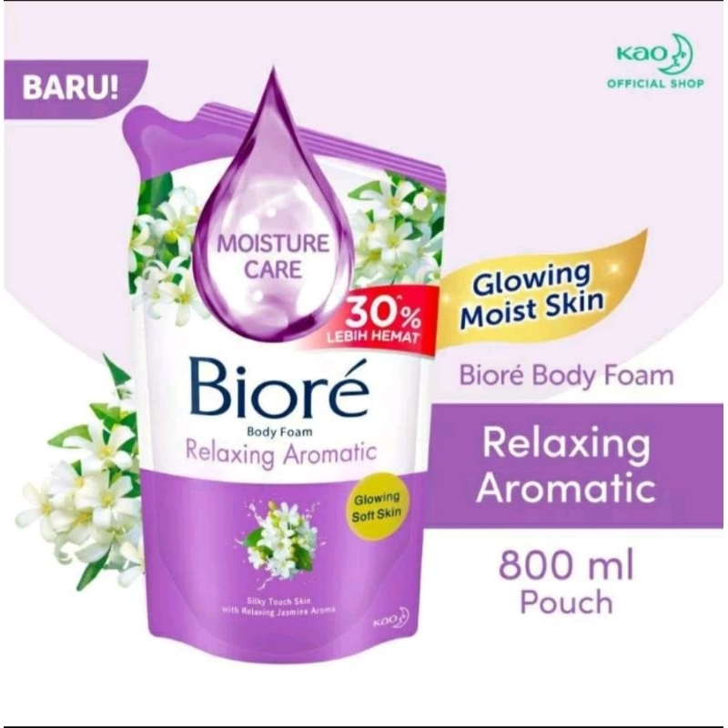 Jual Biore Sabun Mandi Cair Relaxing Aromatic 800 ml | Shopee Indonesia