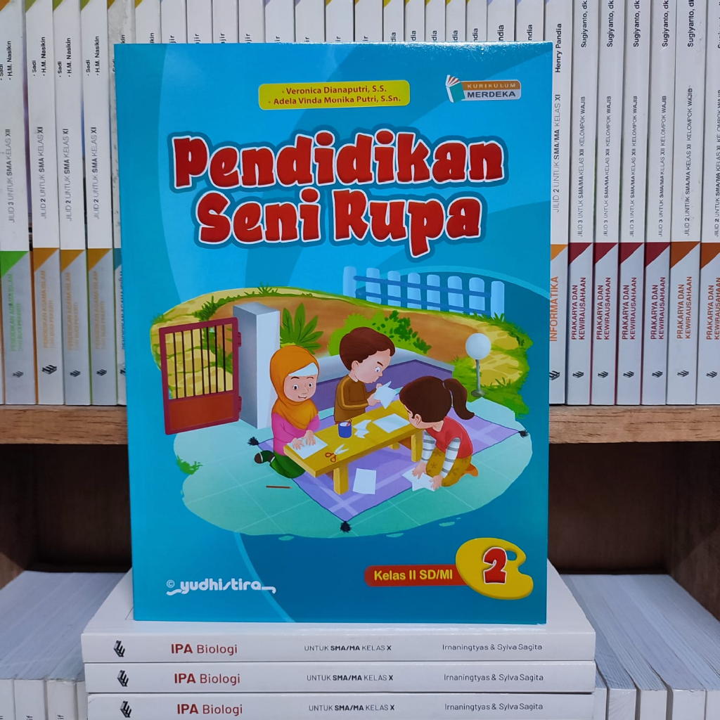 Jual Buku Pendidikan Seni Rupa Kelas 2 SD Kurikulum Merdeka Yudhistira | Shopee Indonesia